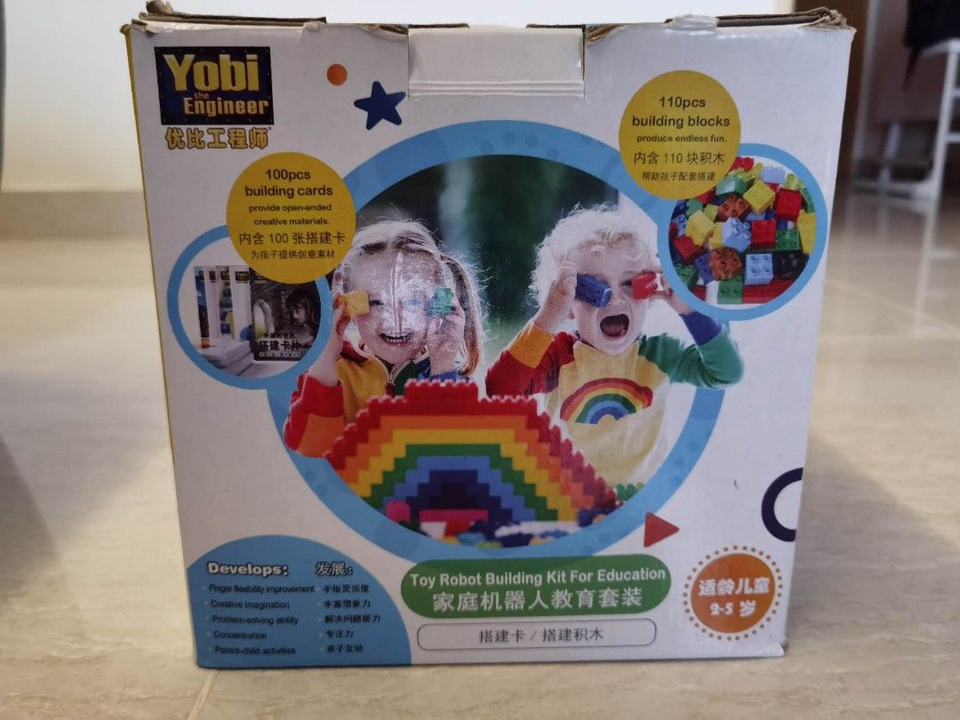 Yobi building blocks 110pc (compatible to Lego Duplo), Babies & Kids, Infant Playtime on Carousell