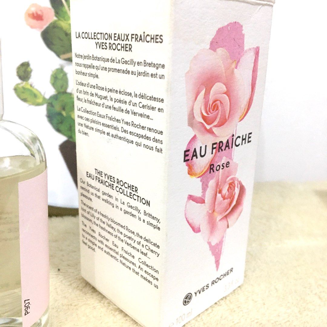 Yves Rocher Rose Eau De Toilette 100ML - Used, Beauty & Personal Care ...