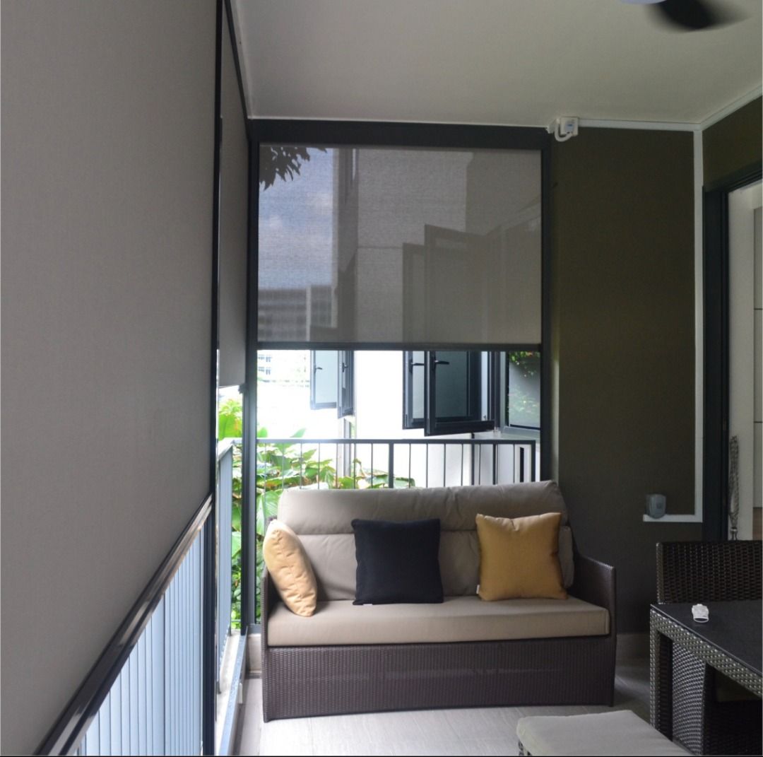Ziptrak, Wind Curtain, Motorised Euro Zipblinds, Partition Curtain ...