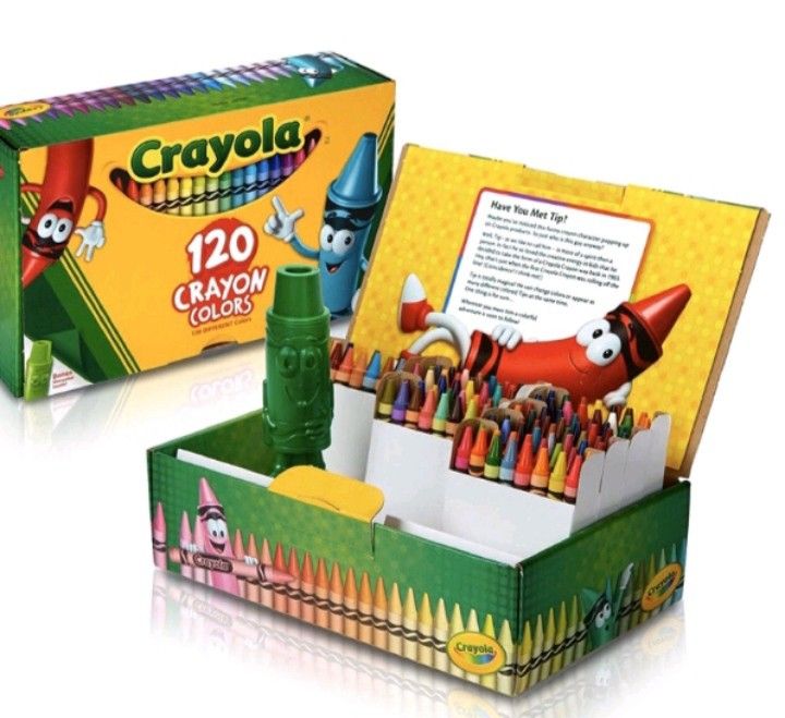 120 Colors Crayola Crayons, Hobbies & Toys, Stationary & Craft ...