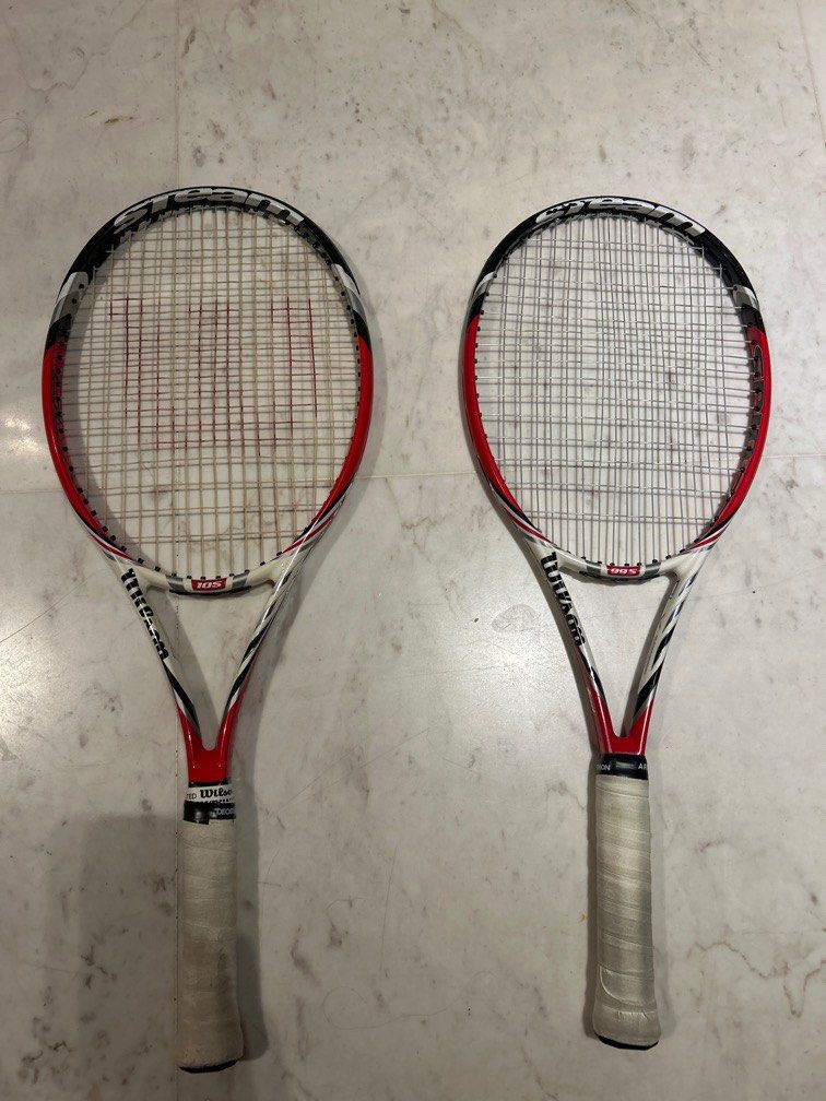 2 Wilson tennis rackets, Sports Equipment, Sports & Games, Racket ...
