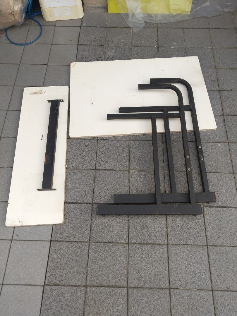 2x3ft meja komputer 2 Tingkat Desktop Computer Table Study Desk ...