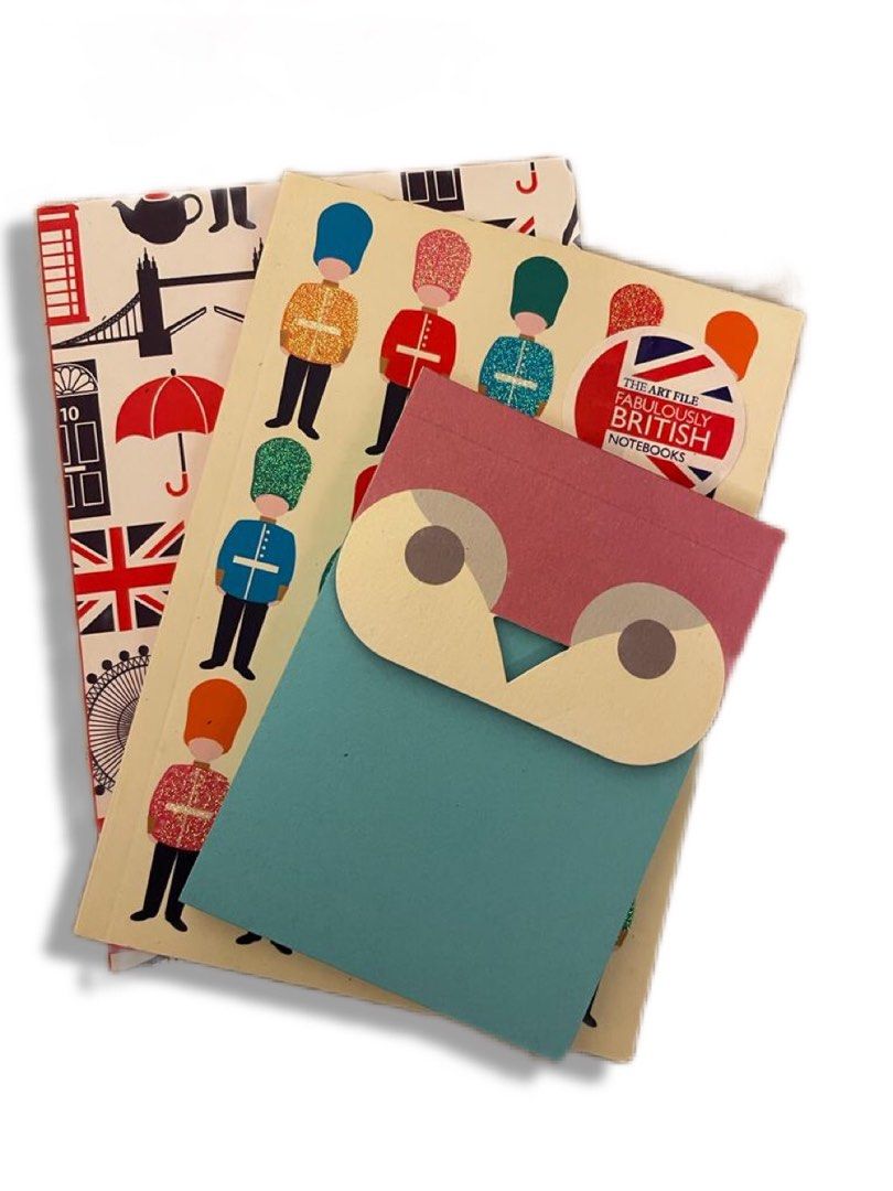 3 UK & HK made line writing pad, 興趣及遊戲, 手作＆自家設計, 其他 - Carousell