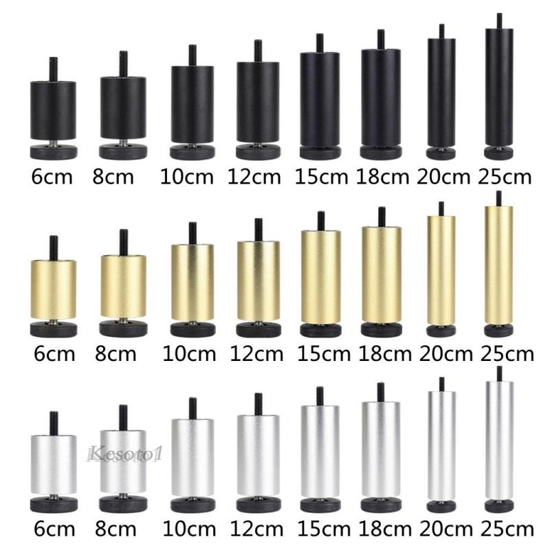 4pcs Aluminum Alloy Furniture Legs Sofa Couch Table Cabinet TV Stand ...
