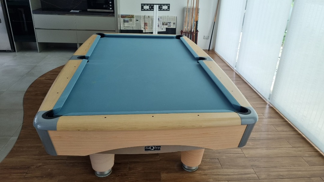 9 ft Pool Table + Free Cue Rack, Sports Equipment, Sports & Games ...