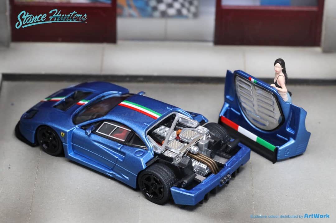 預訂 pre-order**** Stance Hunters SH 1:64合金模型！經典超跑系列F40 LM, 預購 - Carousell