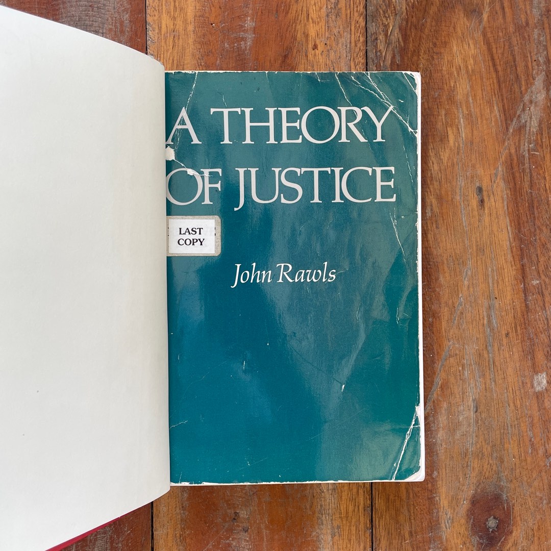 A Theory of Justice John Rawls Library Binding Philosophy Politics ...