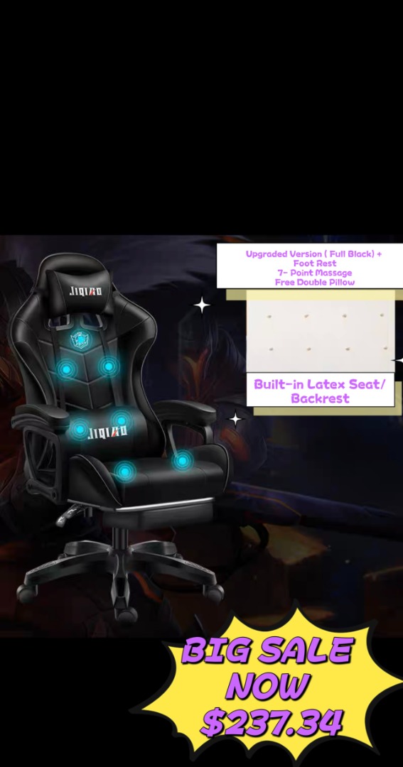 Additional 20% Discount Gaming chair comfortable sedentary home ...