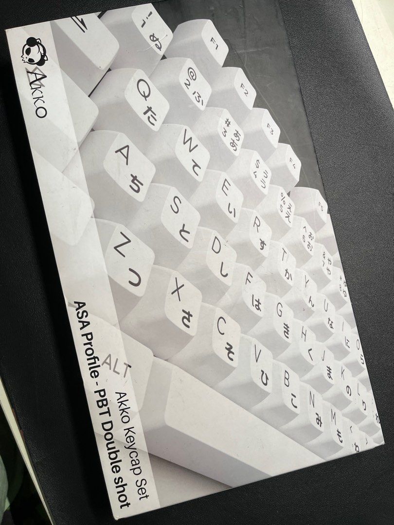 Akko BOW keycaps PBT Double-shot 158 Keys ASA Profile, Computers & Tech ...