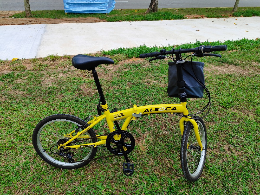 Aleoca foldable bicycle 20 inch, Sports Equipment, Bicycles & Parts ...