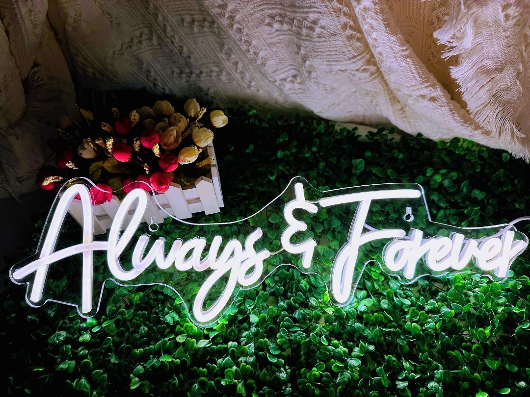 Always Forever - Neon Sign, Furniture & Home Living, Lighting & Fans ...