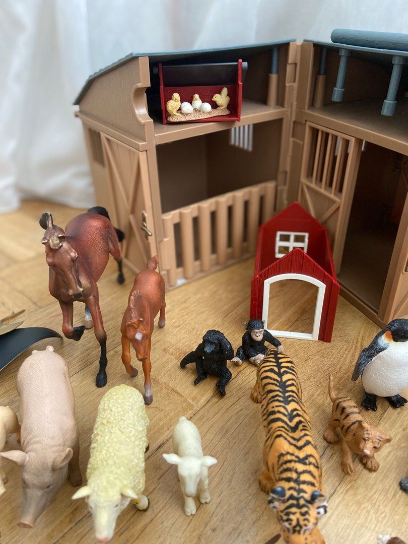 Marina life and Animal Farm Play Schleich CollectA, Hobbies & Toys ...