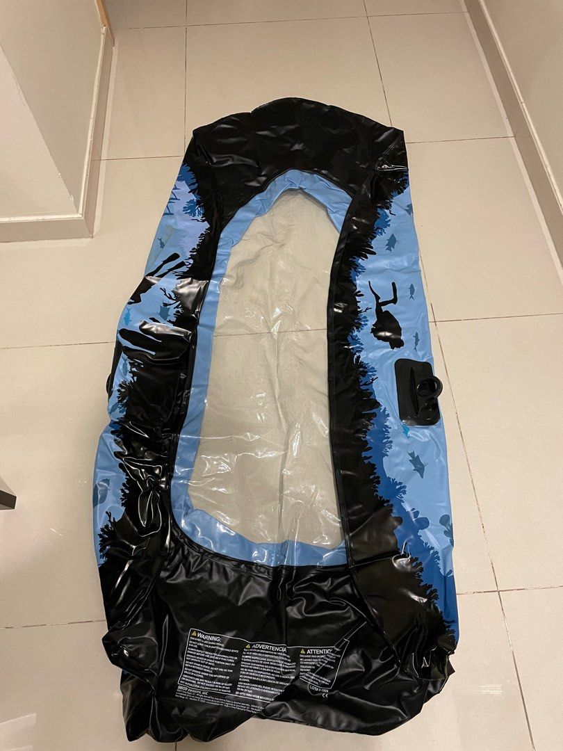 AQUAVUE Voyager, Clear Bottom Inflatable Raft, for Kids and Adults ...