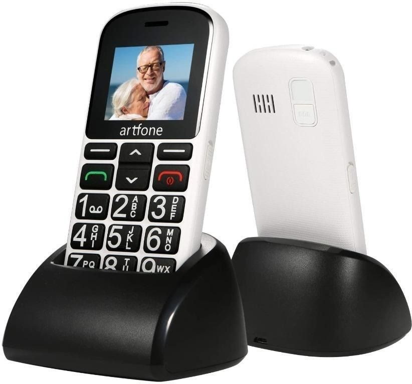 Artfone Big Button Mobile Phone for Elderly CS188 Unlocked Senior Sim ...