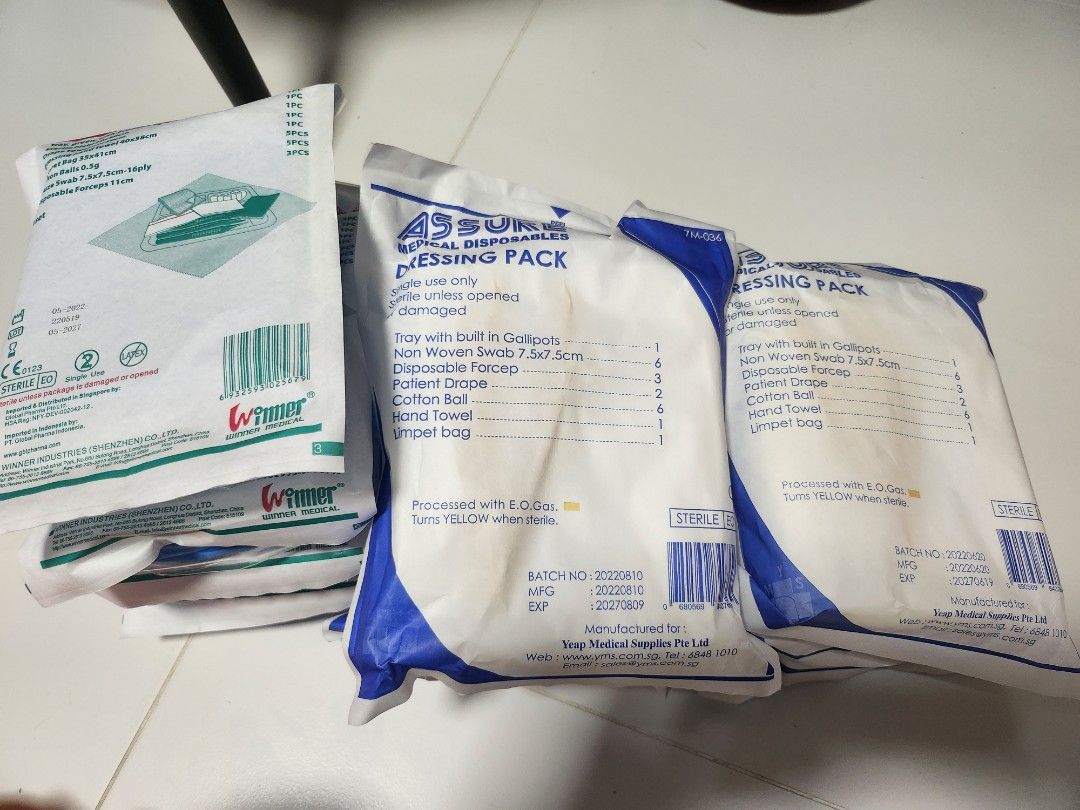 Assure & Winner Dressing Packs, Health & Nutrition, Medical Supplies & Tools on Carousell