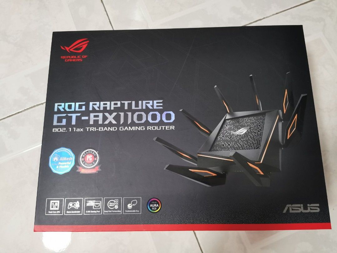 Asus ROG GT-AX1100 Gaming Router, Computers & Tech, Parts & Accessories ...