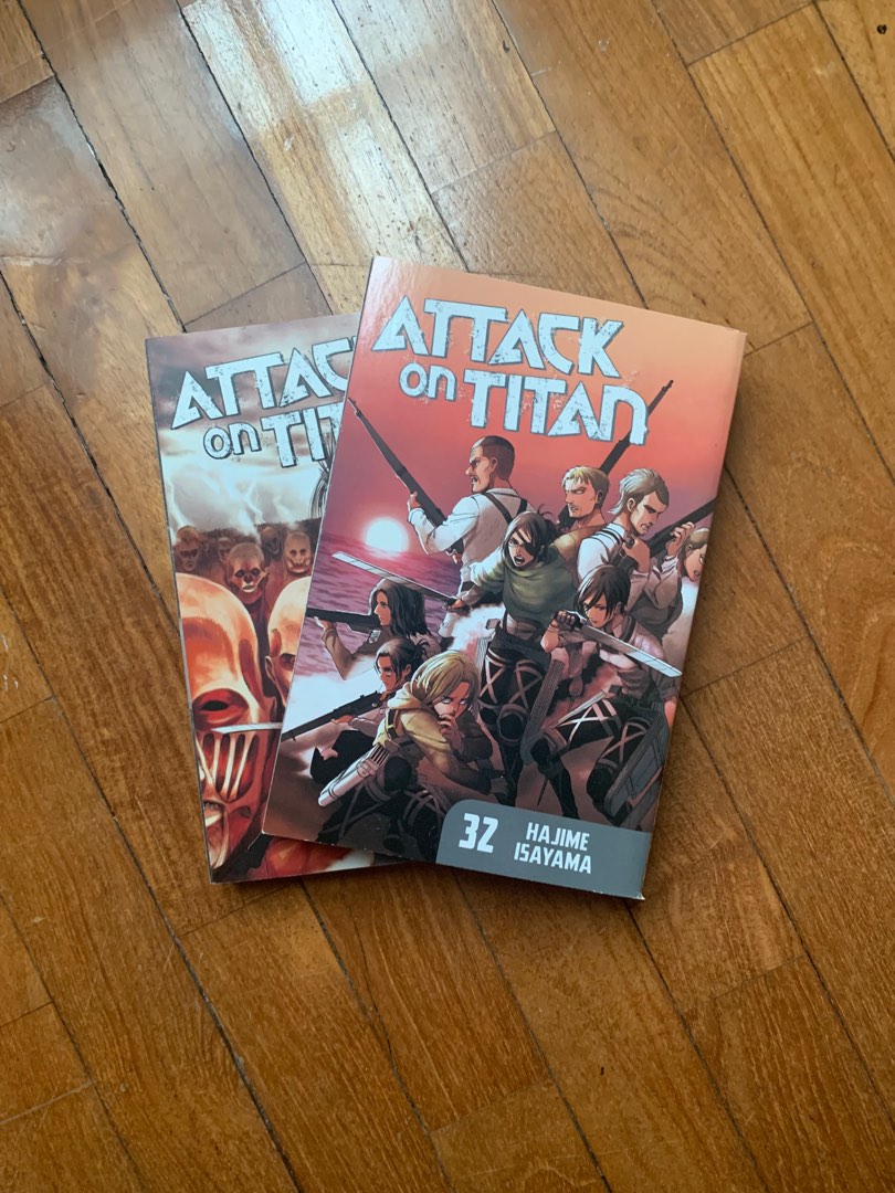 Attack On Titan V. 31 & 32 (English), Hobbies & Toys, Books & Magazines, Comics & Manga on Carousell