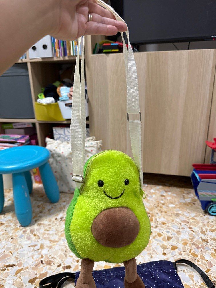 Avocado plushie sling bag / sling pouch, Babies & Kids, Babies & Kids ...