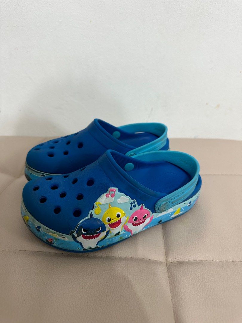Baby shark crocs, Babies & Kids, Babies & Kids Fashion on Carousell
