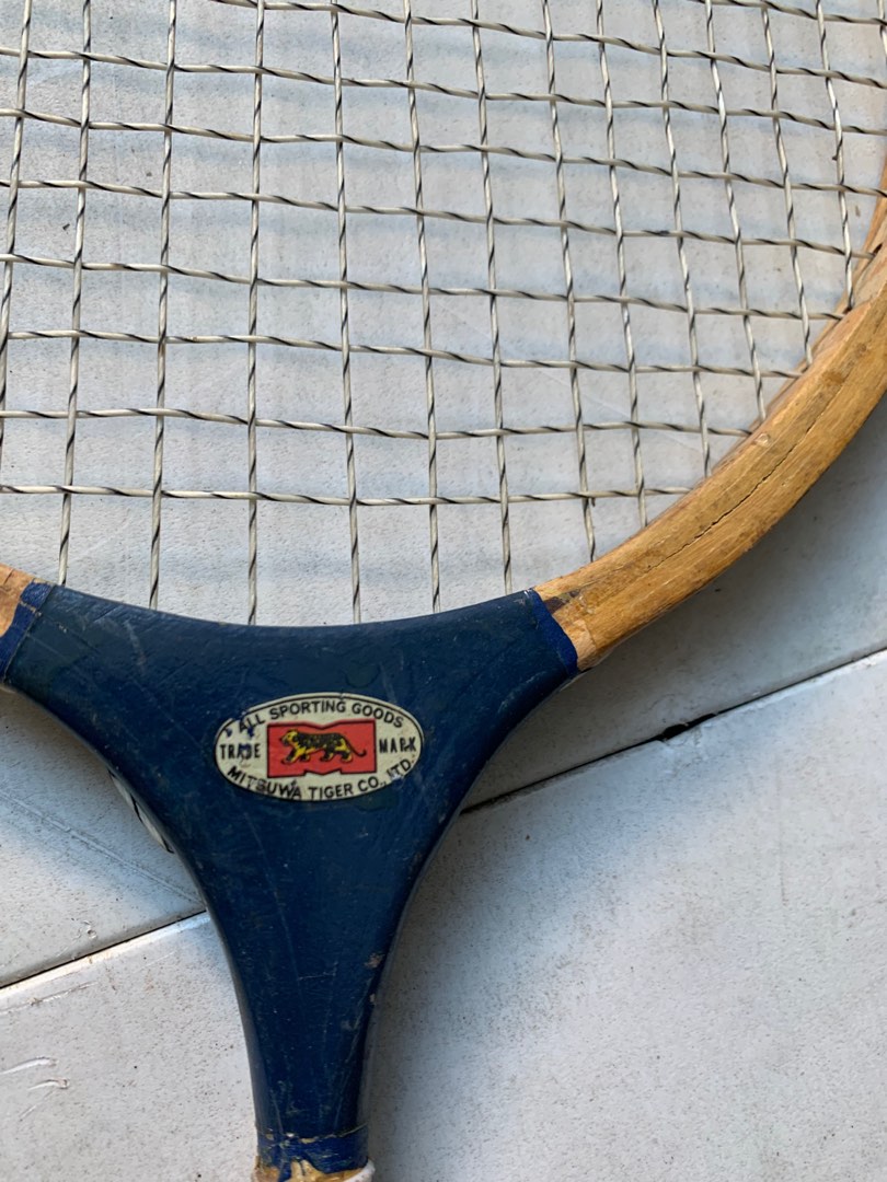 badminton racket vintage japan wood, Sports Equipment, Sports & Games ...