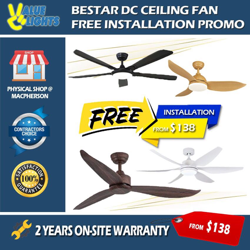 Bestar Free Installation DC Ceiling Fan Promo [Limited Time Only ...