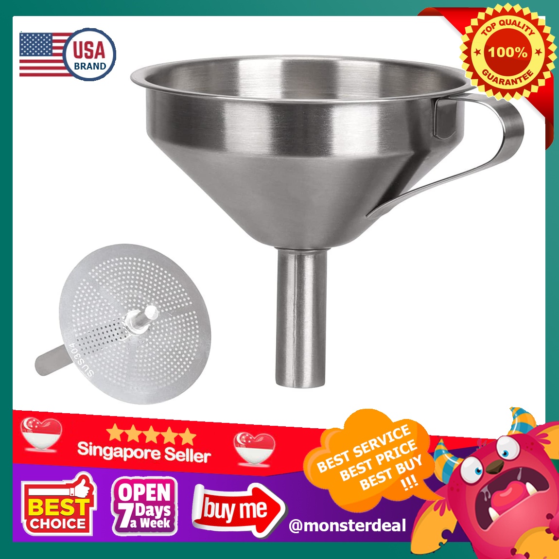 BIGTREETECH Direct 3D Printer Resin Hopper with Filter 304 Food Grade ...