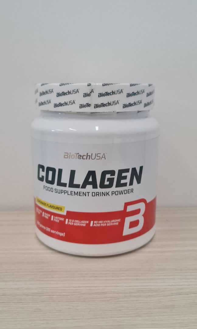 BIOTECH USA Collagen powder, Health & Nutrition, Health Supplements ...