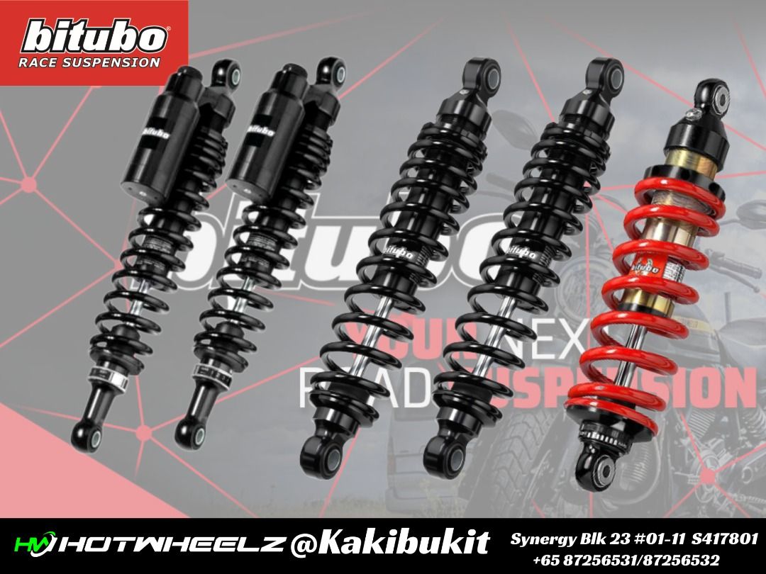 BITUBO SUSPENSION-YAMAHA XMAX/MT09/HONDA CB400/CB400X/XSR900/GILERA ...