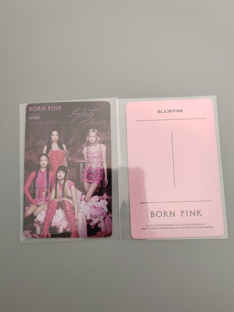 [WTS / LFB] Blackpink Blink Born Pink Shut Down D-1 Photo Cards (Jisoo ...