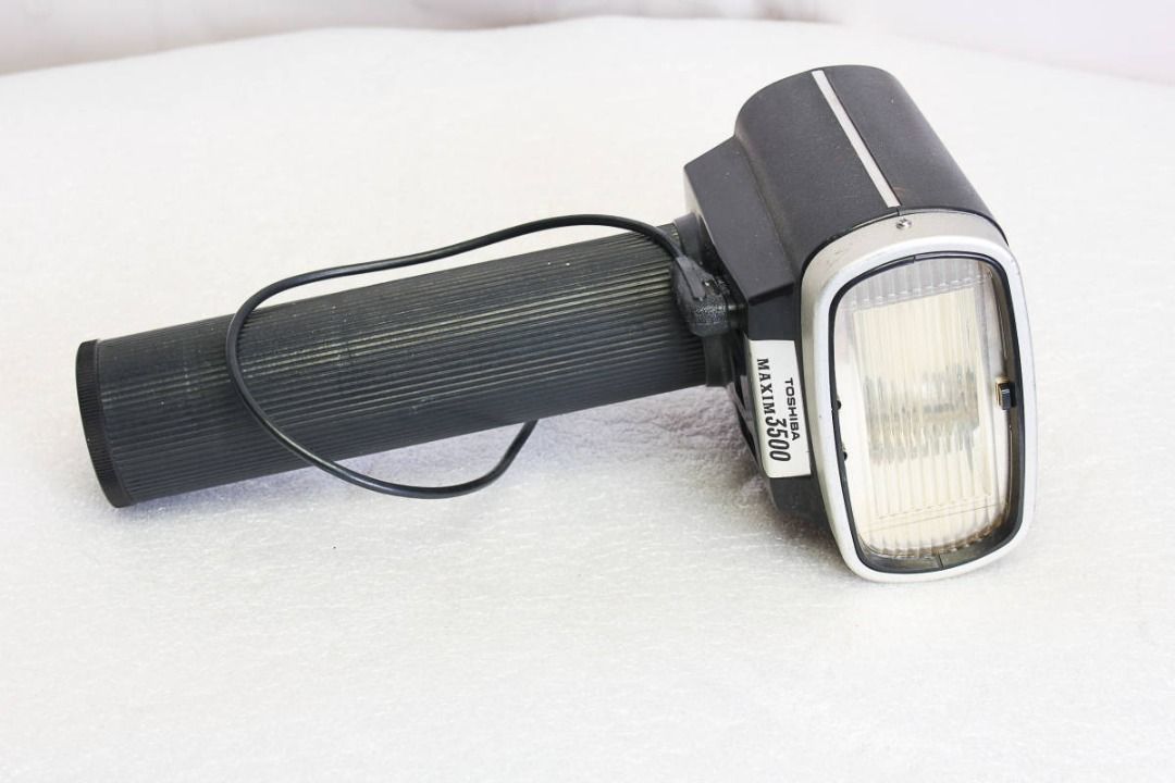 [BMC] Toshiba Maxim 3500 External Speedlight Flash Strobe with Rear Chart For Manual Film ...