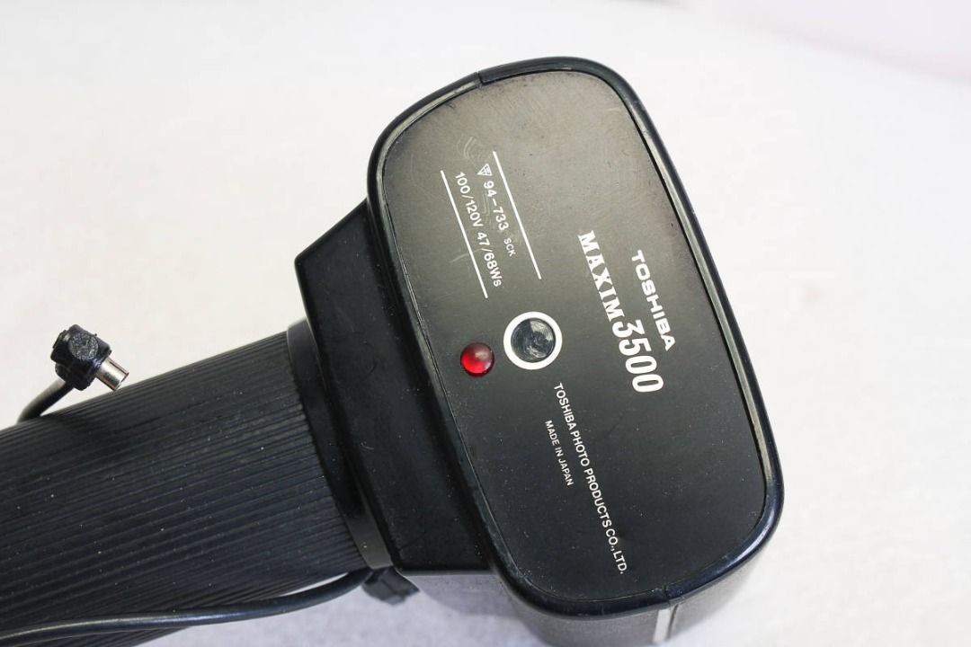 [BMC] Toshiba Maxim 3500 External Speedlight Flash Strobe with Rear Chart For Manual Film ...
