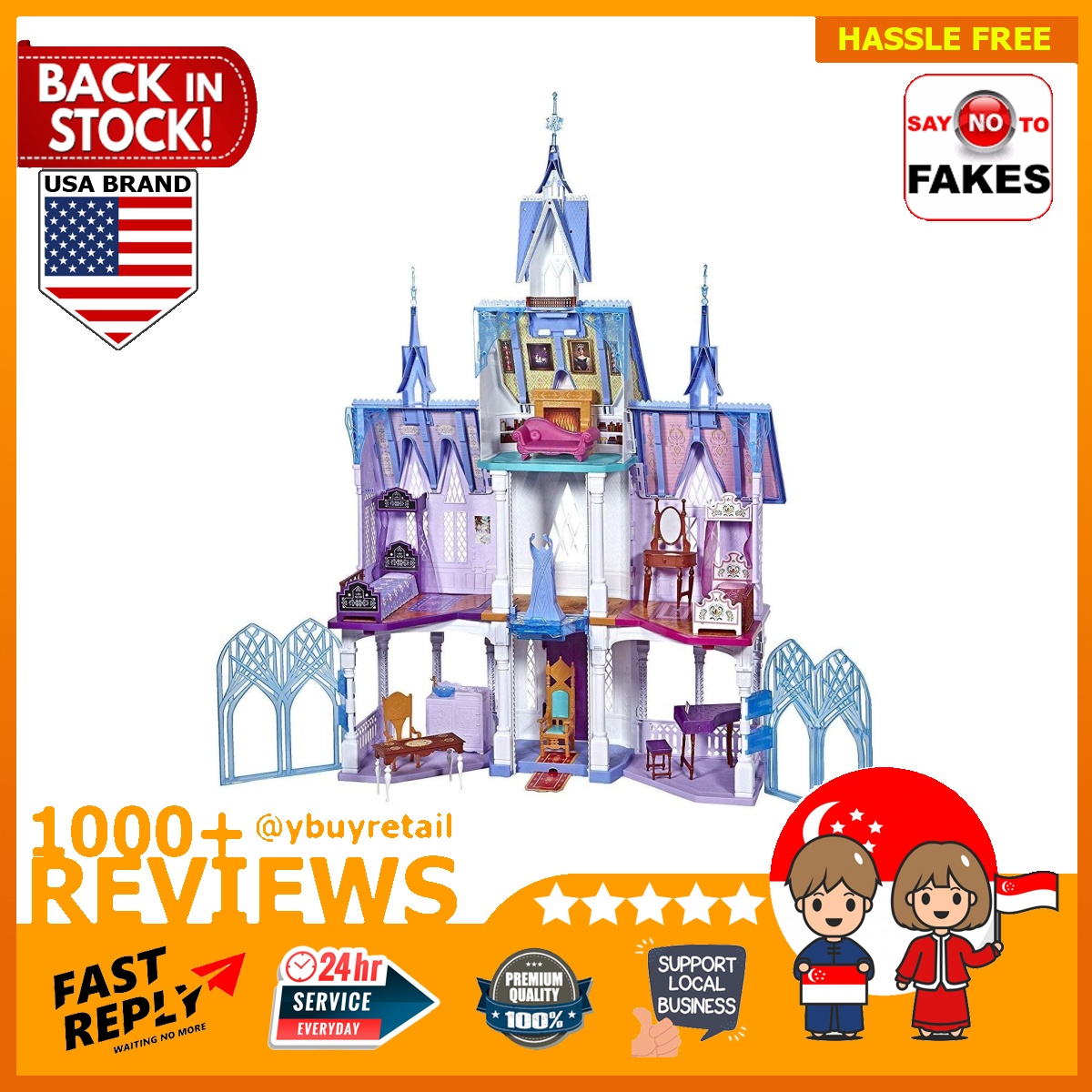 [BML] Disney Frozen Ultimate Arendelle Castle Playset Inspired by The ...