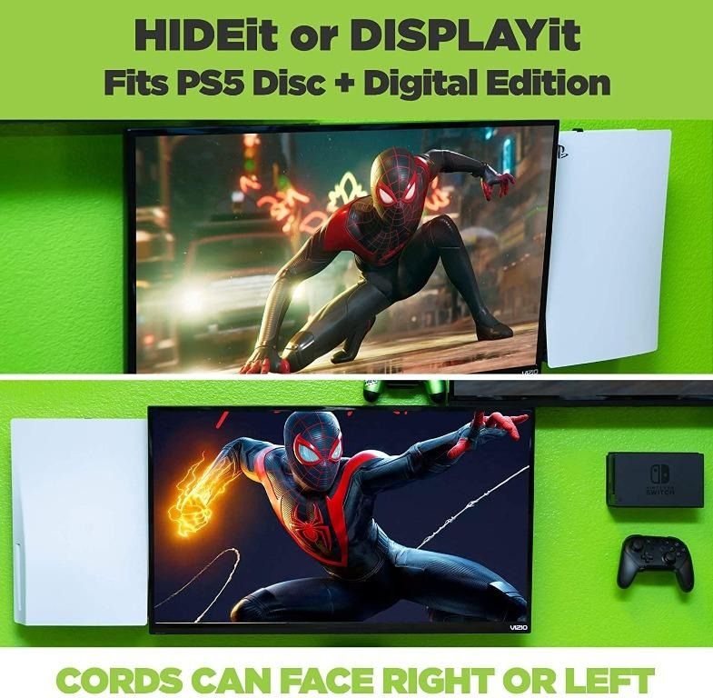 [BML] (Made in the USA) HIDEit PS5 WALL MOUNT Pro Bundle - Wall Mounts ...