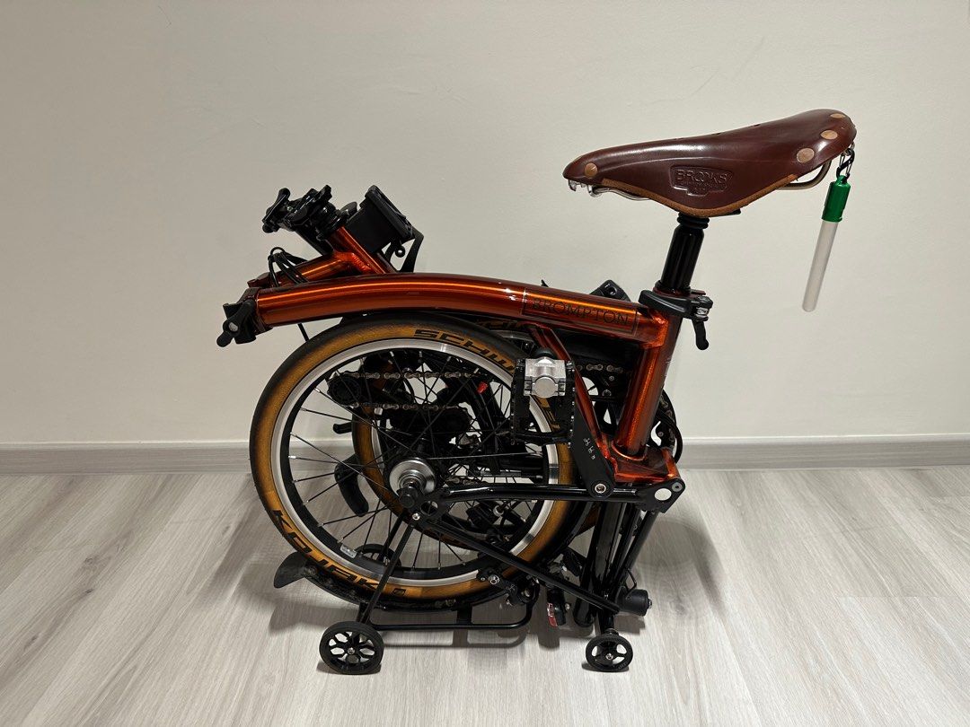 Brompton Flame Lacquer C Line Low - S6L, Sports Equipment, Bicycles ...
