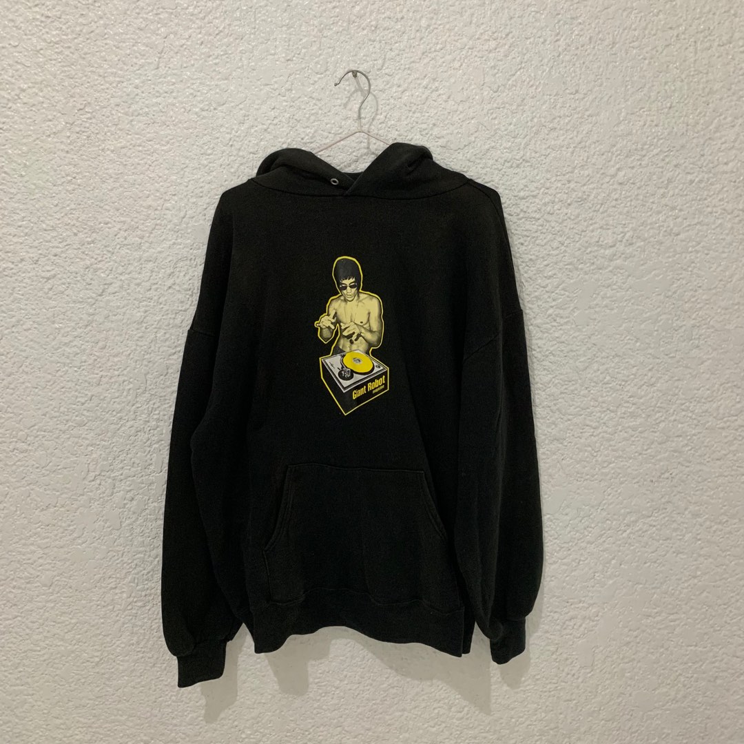 Vintage Bruce Lee Giant Robot Magazine Parody Hoodie on Carousell