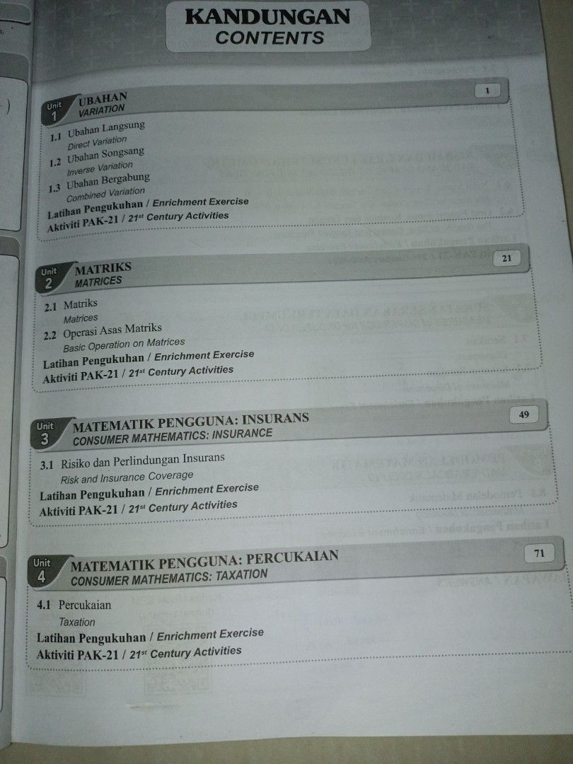 buju latihan matematik f5 spm, Hobbies & Toys, Books & Magazines ...