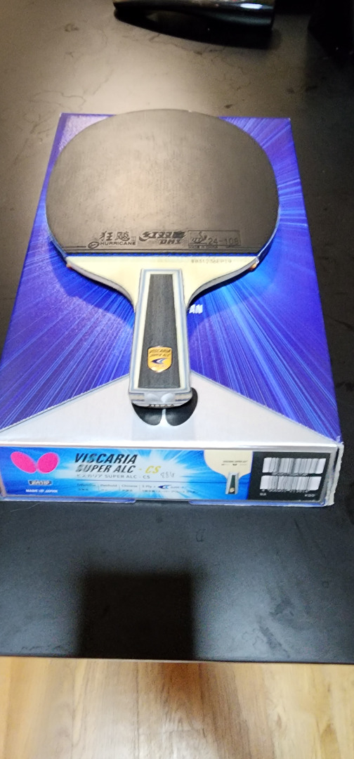 Butterfly Viscaria Super ALC table tennis blade, Sports Equipment ...