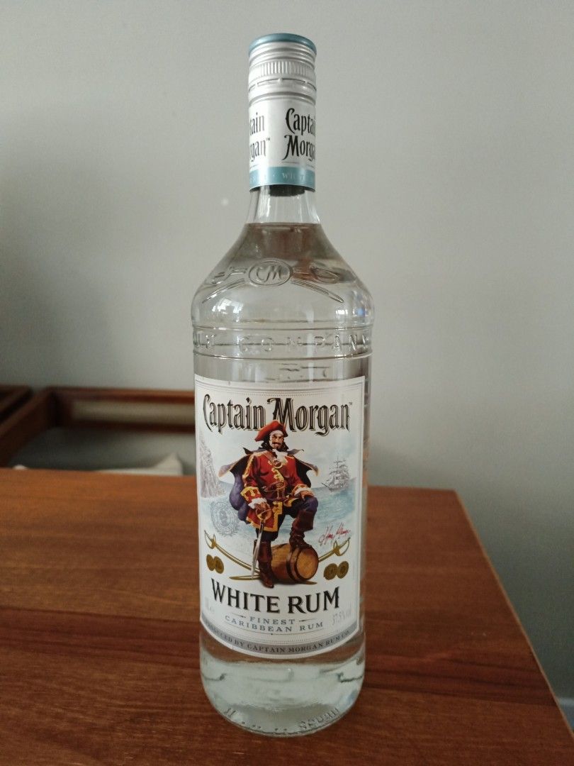 Captain Morgan White Rum, Food & Drinks, Alcoholic Beverages on Carousell
