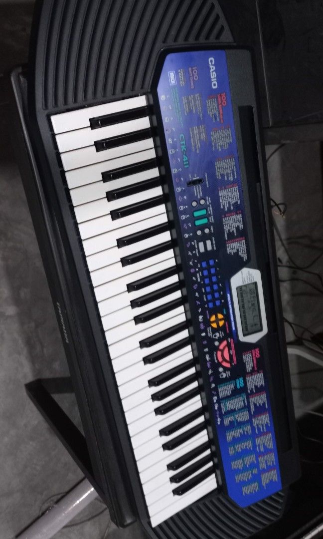 Casio CTK-411 Portable Piano Keyboard, Hobbies & Toys, Music & Media, Musical Instruments on ...