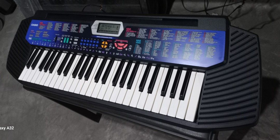 Casio CTK-411 Portable Piano Keyboard, Hobbies & Toys, Music & Media, Musical Instruments on ...