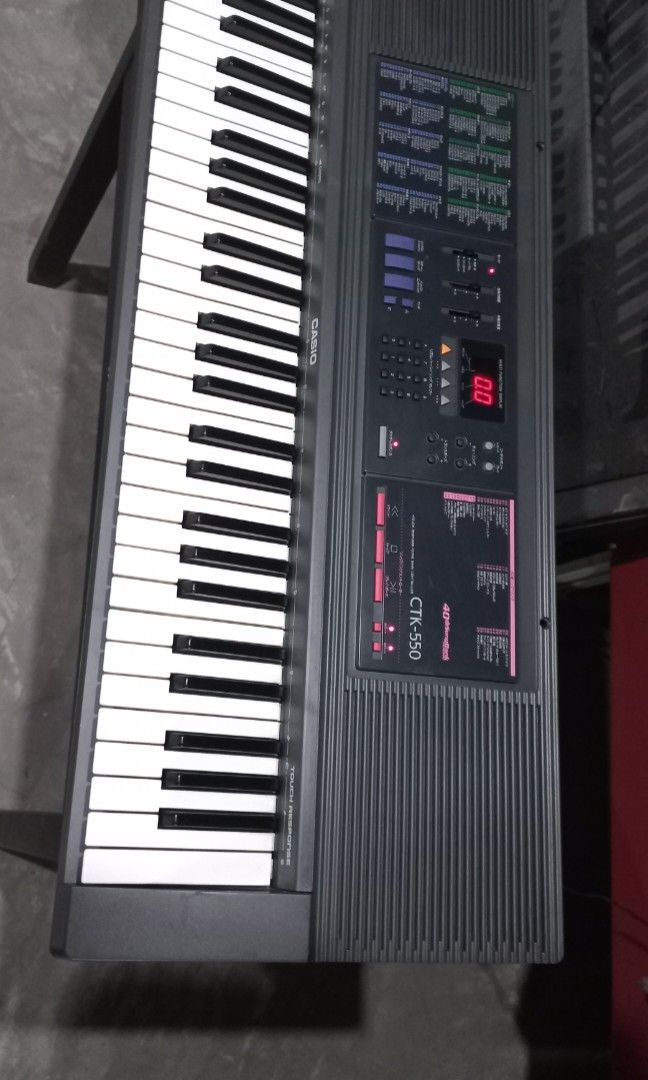 Casio CTK-550 Touch Response 61-Key Piano Keyboard, Hobbies & Toys ...