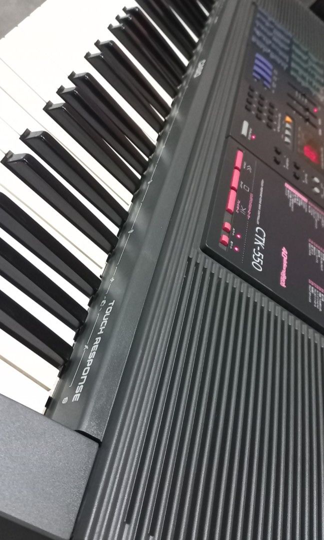 Casio CTK-550 Touch Response 61-Key Piano Keyboard, Hobbies & Toys ...