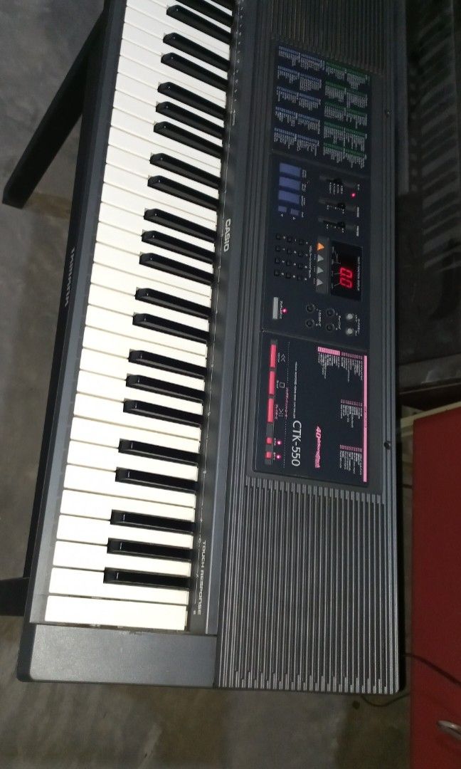 Casio CTK-550 Touch Response 61-Key Piano Keyboard, Hobbies & Toys ...