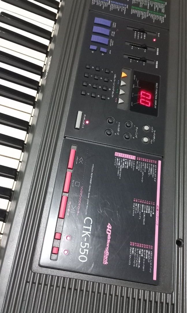 Casio CTK-550 Touch Response 61-Key Piano Keyboard, Hobbies & Toys ...