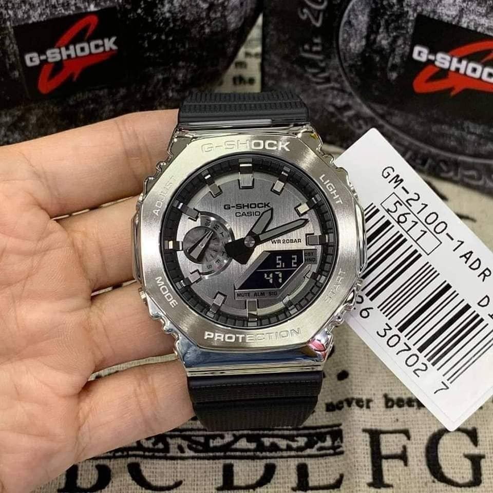 Casio G-Shock Gm2100 oak steel rubber strap on Carousell