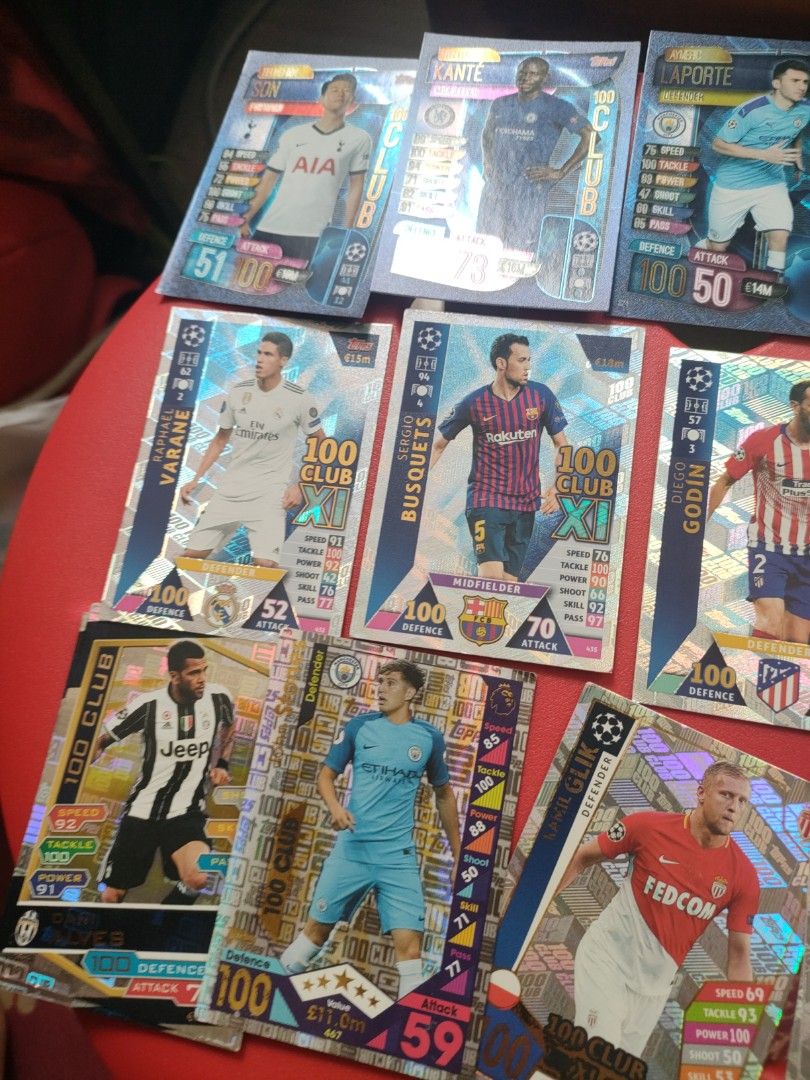 Cheap 100 clubs match attax, Hobbies & Toys, Toys & Games on Carousell
