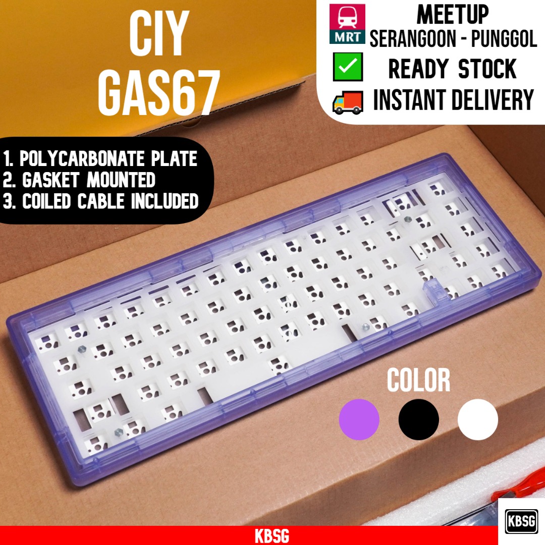 CIY GAS67 Keyboard kit for Mechanical Keyboard Gasket Mount ...