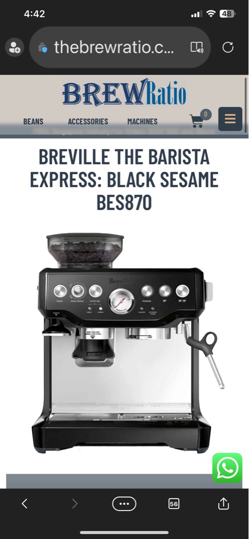 Coffee machine Brewratio BNIB, TV & Home Appliances, Kitchen Appliances ...