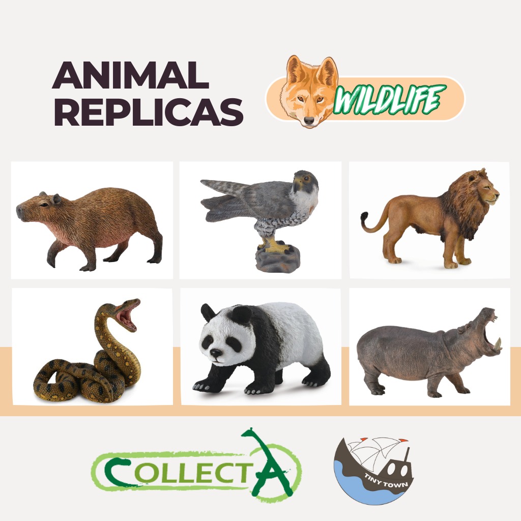 CollectA Wildlife Animal replicas and animal figurines, Hobbies & Toys ...