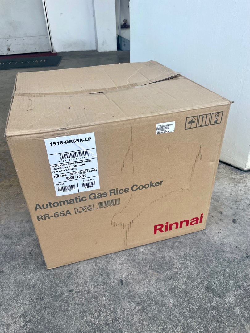 Commerial 10L Rinnai Gas Rice cooker, TV & Home Appliances, Kitchen ...